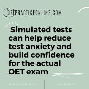 OET Sample & Mock Practice Online Tests for Nurses, Doctors and others ...